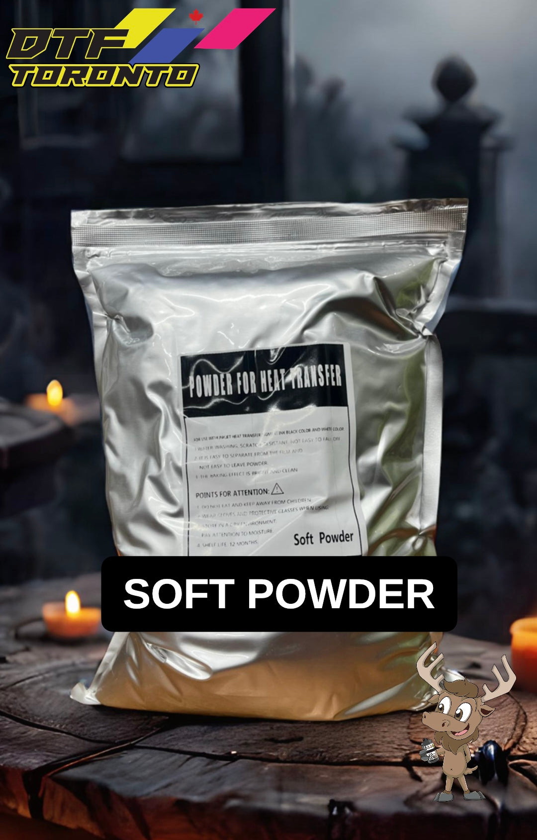 DTF Powder (Soft Powder) 1kg – HeatHappyTransfers